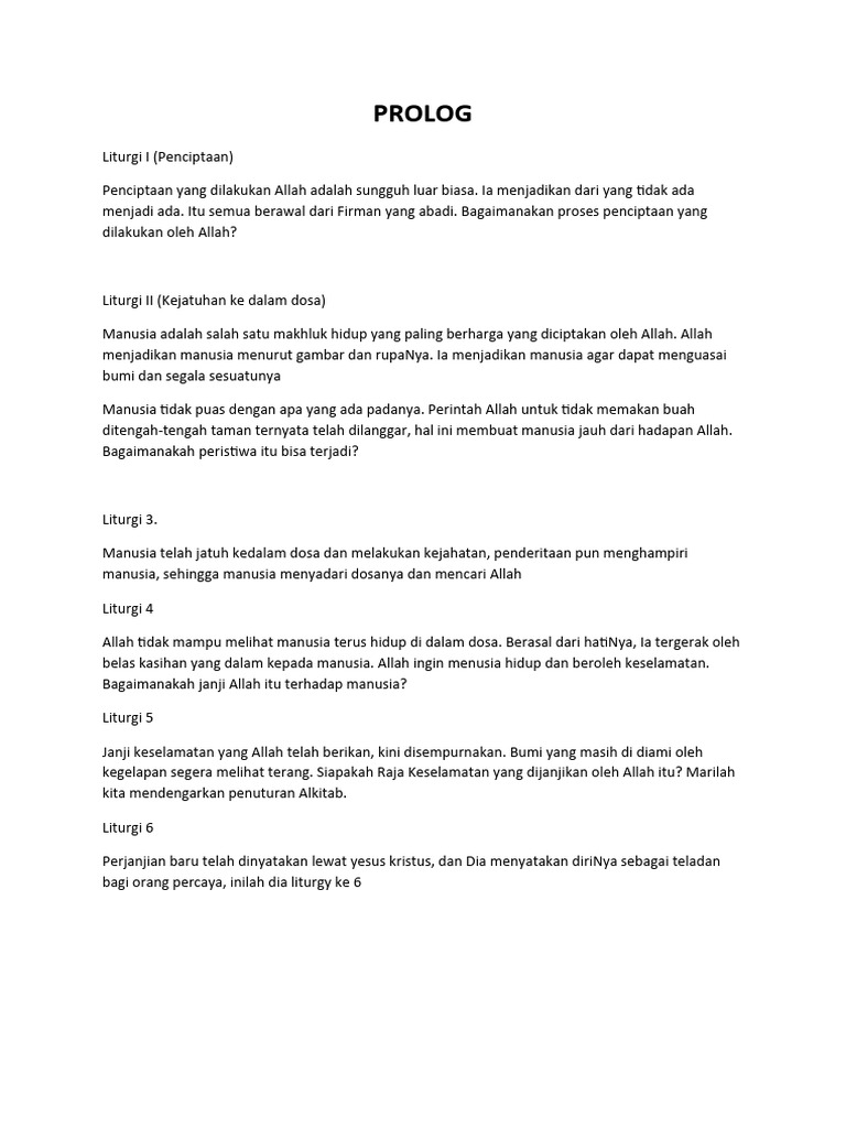 PROLOG | PDF | Filsafat | Agama & Spiritualitas