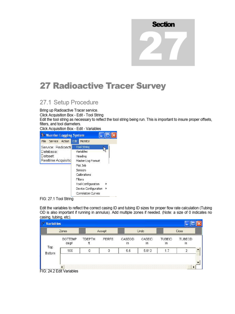 Radioactive Tracer Survey Tutorial | PDF