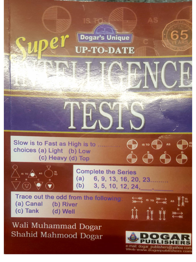 2 General Intelligence Mcqs Book With Answers Pdf Notes For All Exams Pdf