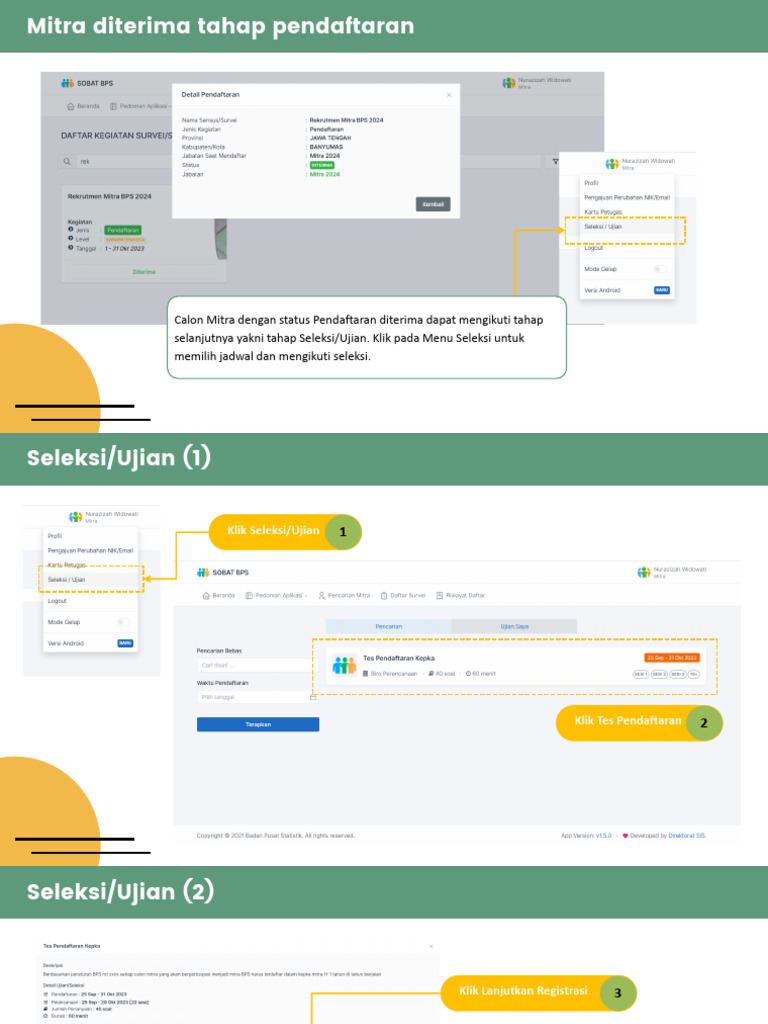 Petunjuk Mengikuti Tes Kompetensi Mitra Statistik 2024 Di Aplikasi ...