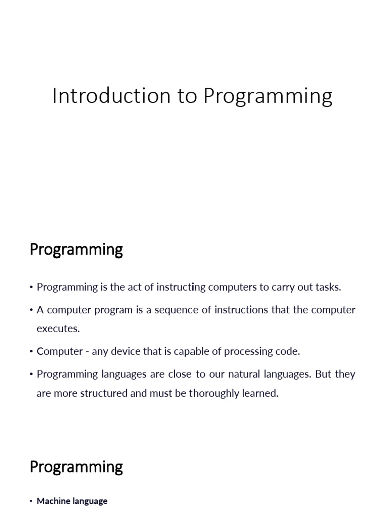 Introduction To Python Programming | PDF | Programming Language ... Introduction To Python Programming | PDF | Programming Language ...