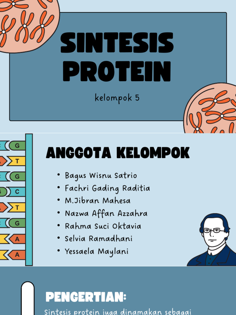 Genetic Mutations Science Presentation in Blue Orange Flat Graphic ...