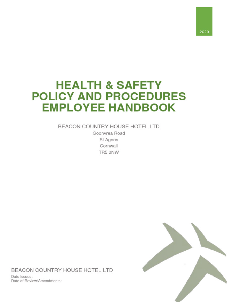 Health and Safety Policy | PDF