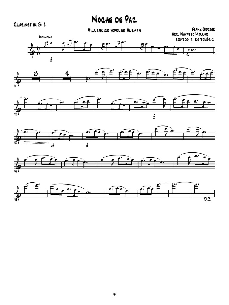 Noche de Paz - Villancico | PDF