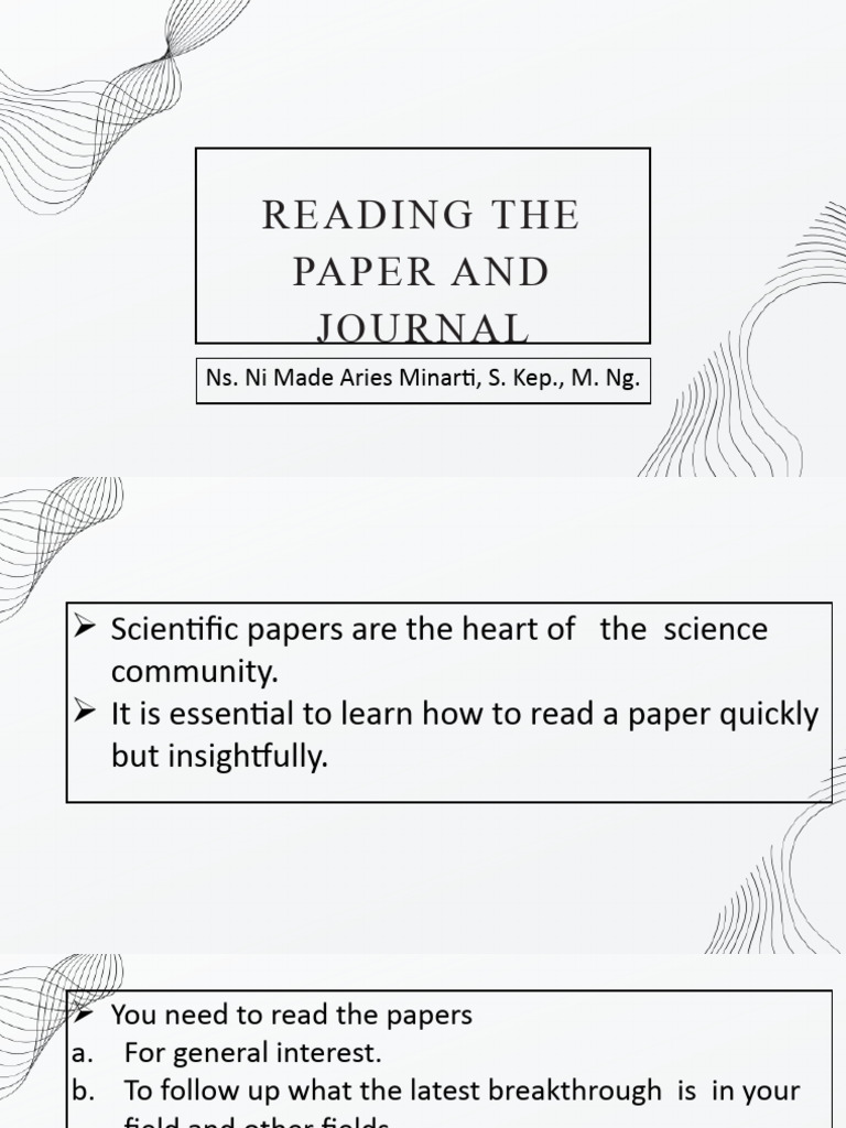 Reading Scientific Paper | PDF | Experiment | Scientific Method