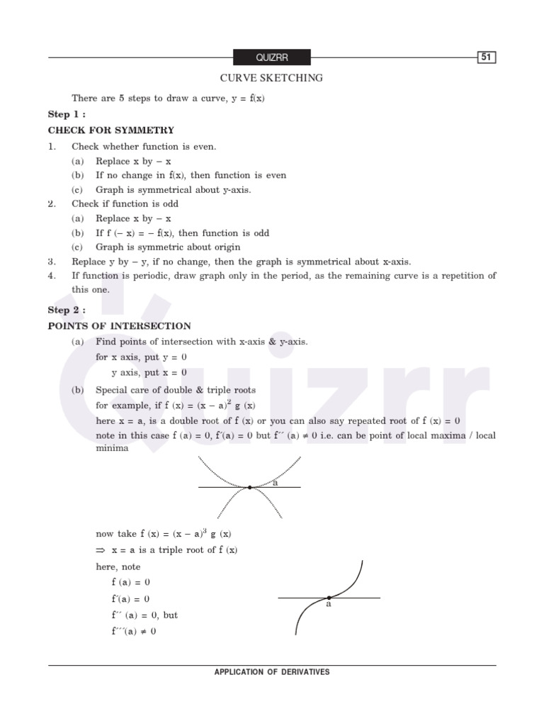 Curve Sketching AOD | PDF | Asymptote | Convex Set