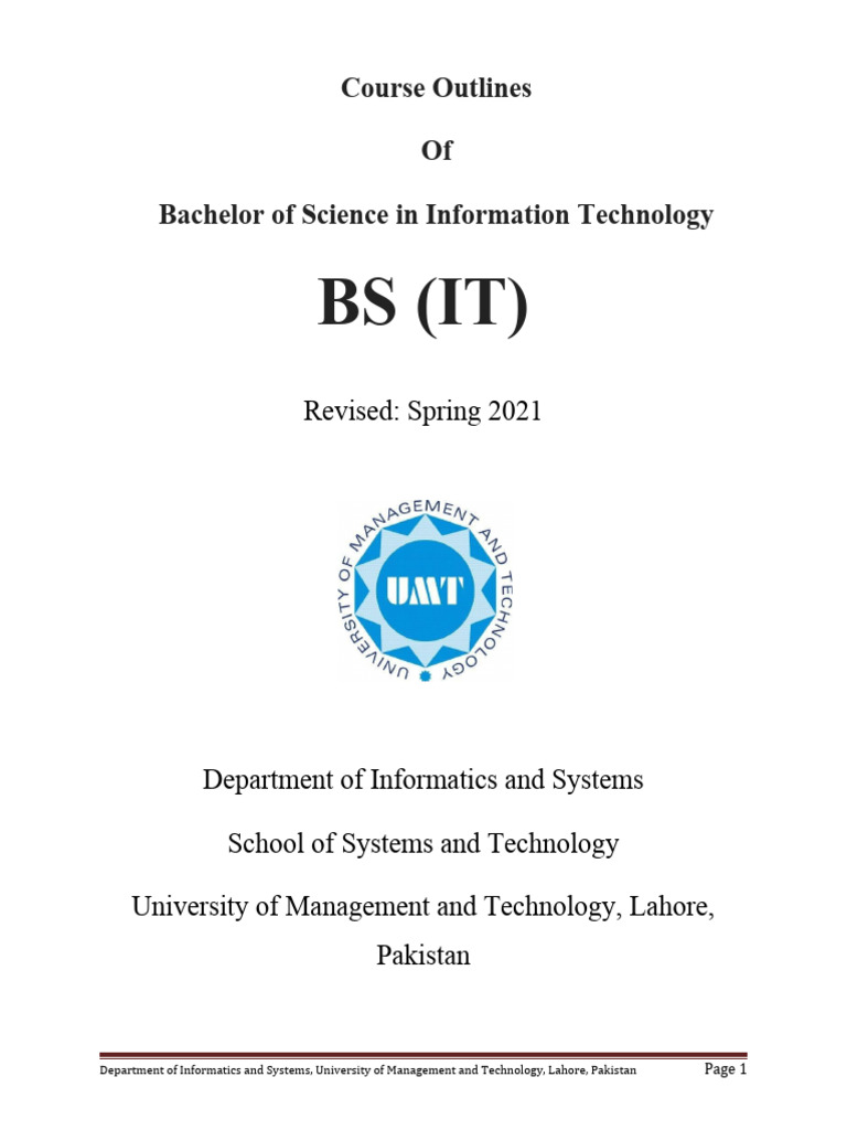 BSIT Course Outlines | PDF | World Wide Web | Internet & Web
