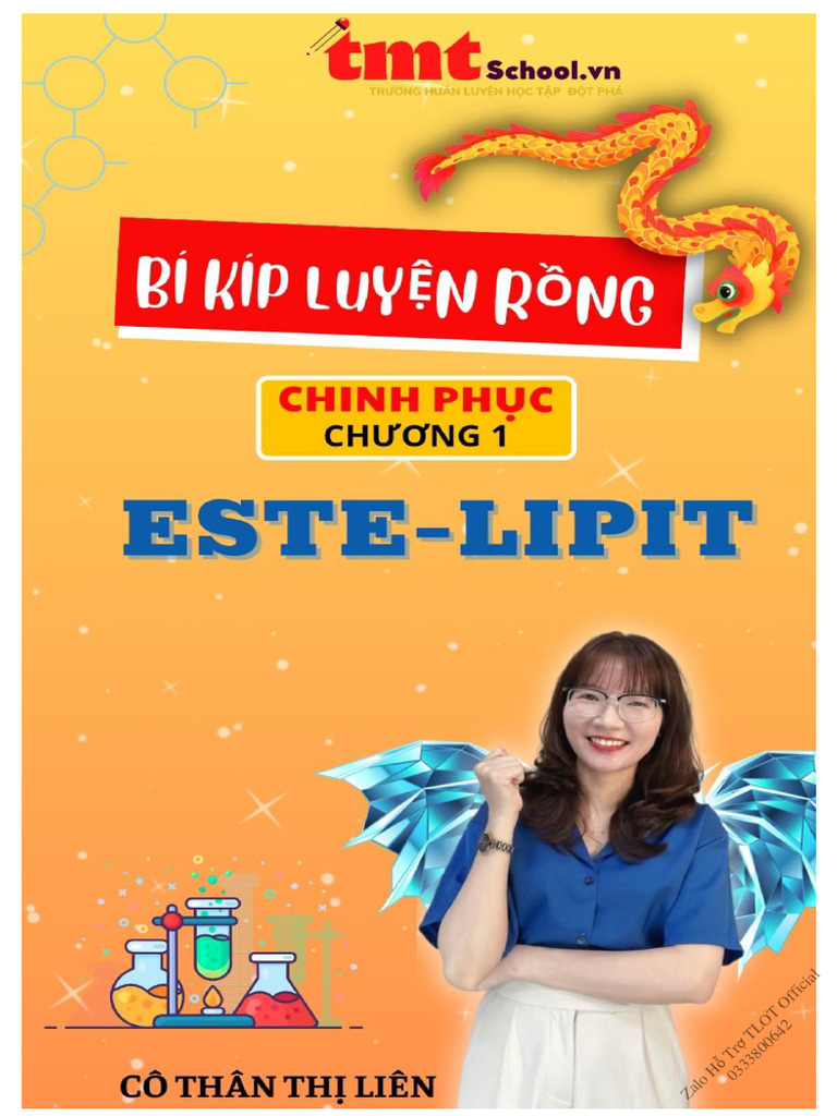 Chuyên Đề 1 - Este Lipit - Lớp Vip 2k6 - Cô Thân Thị Liên | PDF