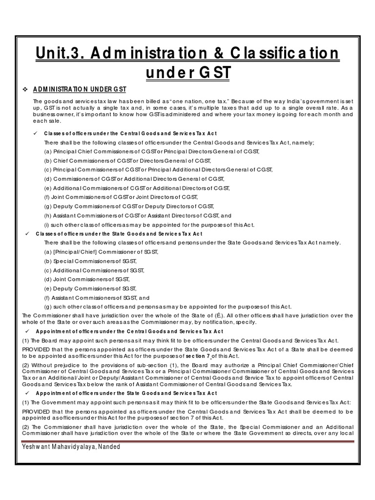 Administration & Classification | PDF | Taxes | Government Finances
