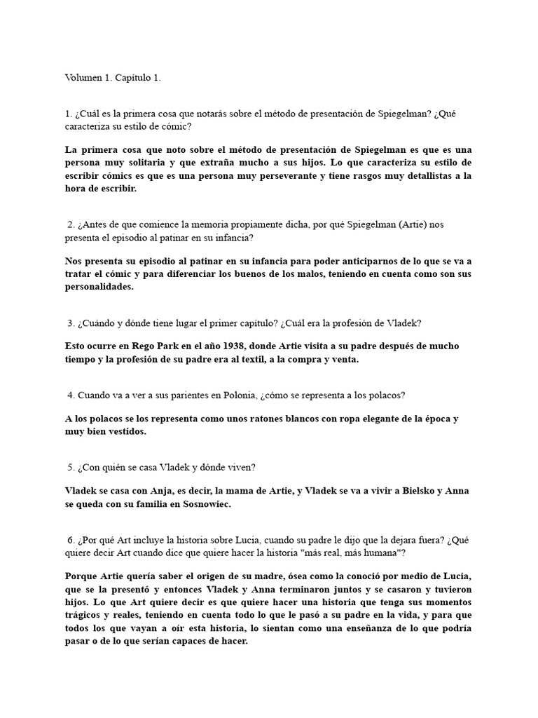 Volumen 1 de Maus y Understanding Comics | PDF