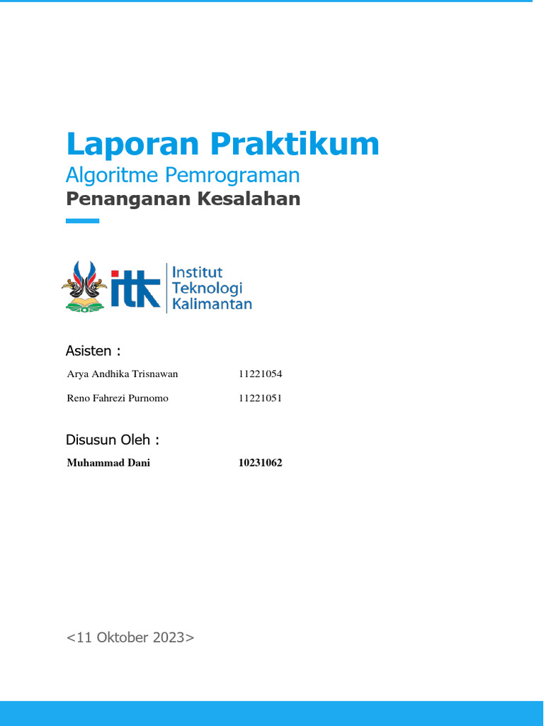 Muhammad Dani - Alpro Modul 10-11 | PDF