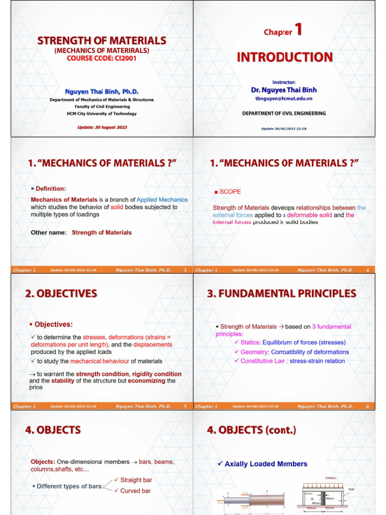 SỨC BỀN VẬT LIỆU HCMUT | PDF