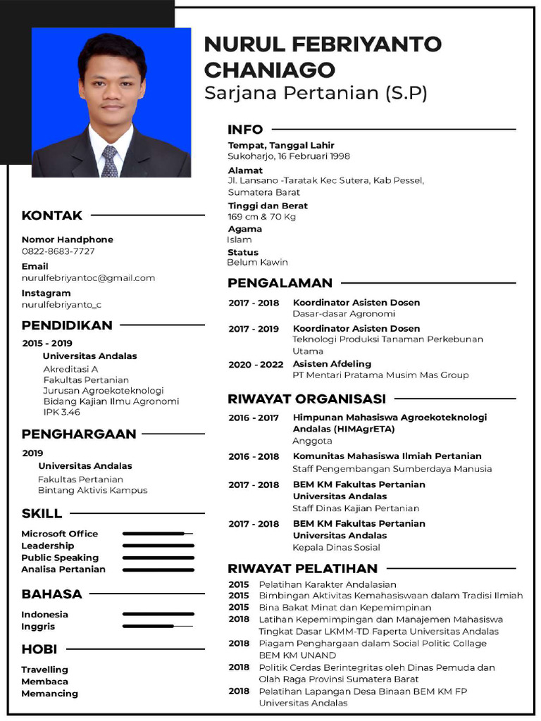 CV Nurul Terbaru | PDF