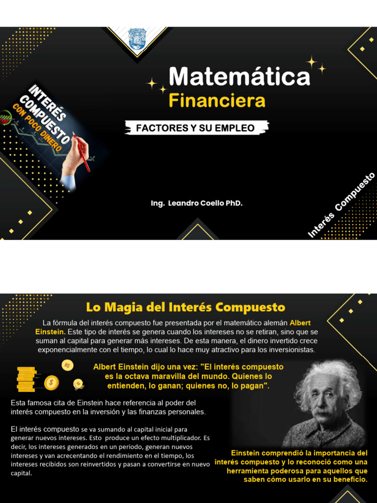 Tema 3 Ing Economica | PDF | Interés | Interés compuesto