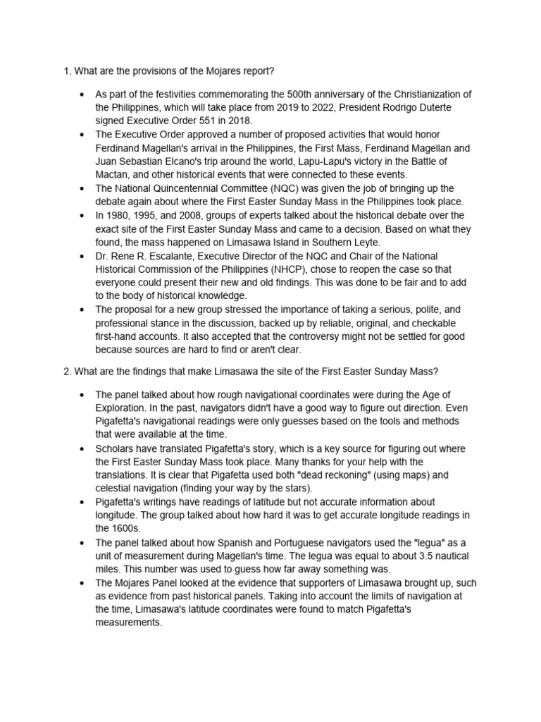 Mojares Report | PDF