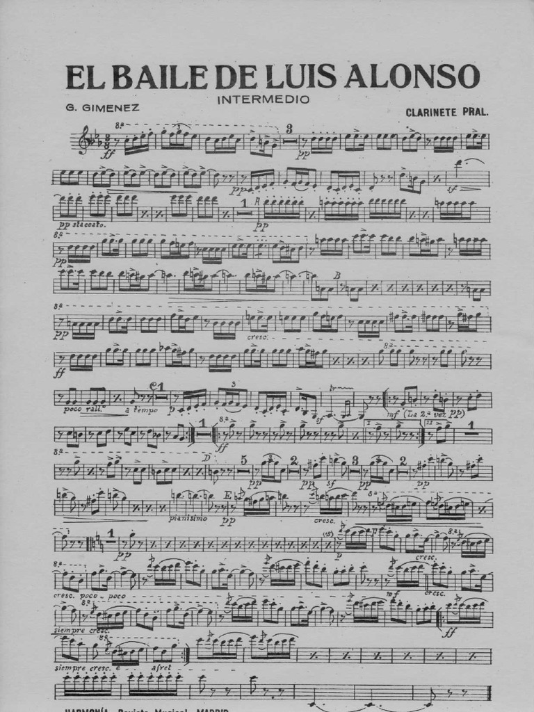El Baile de Luis Alonso PDF | PDF