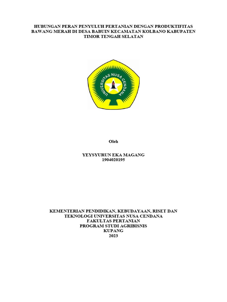 Eka Proposal | PDF | Teknologi & Rekayasa