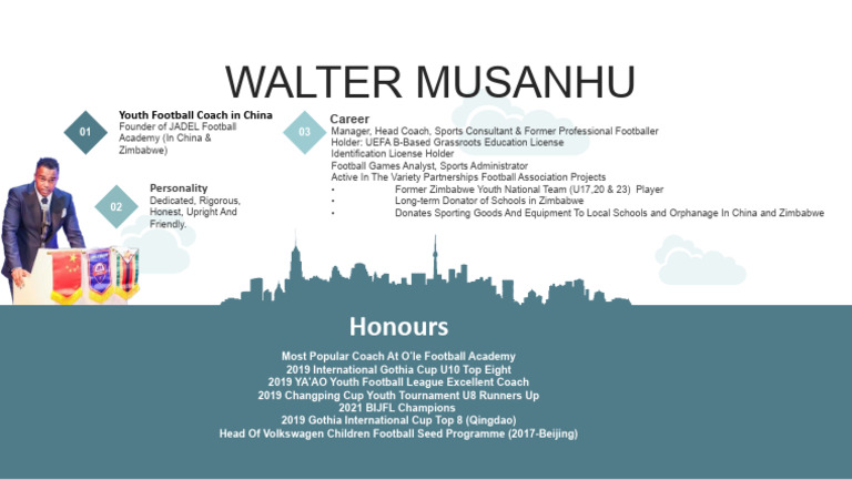 Walter Musanhu: JADEL Academy Founder | PDF