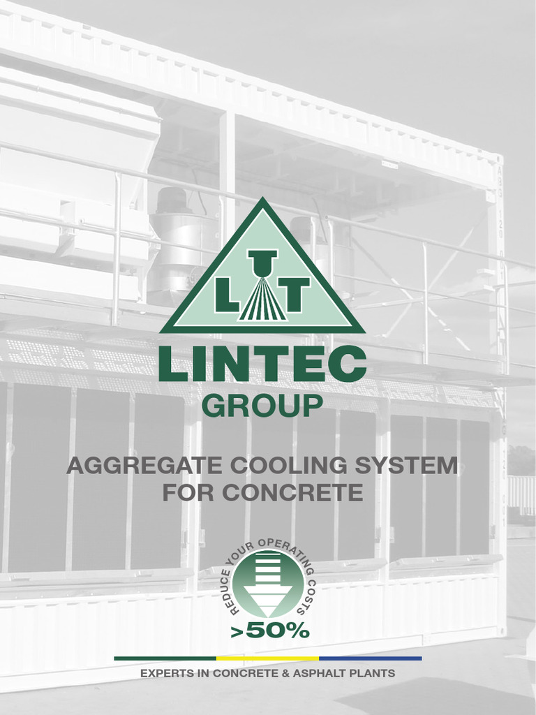 3-LINTEC Aggregate Cooling System Flyer | PDF | Concrete | Ice