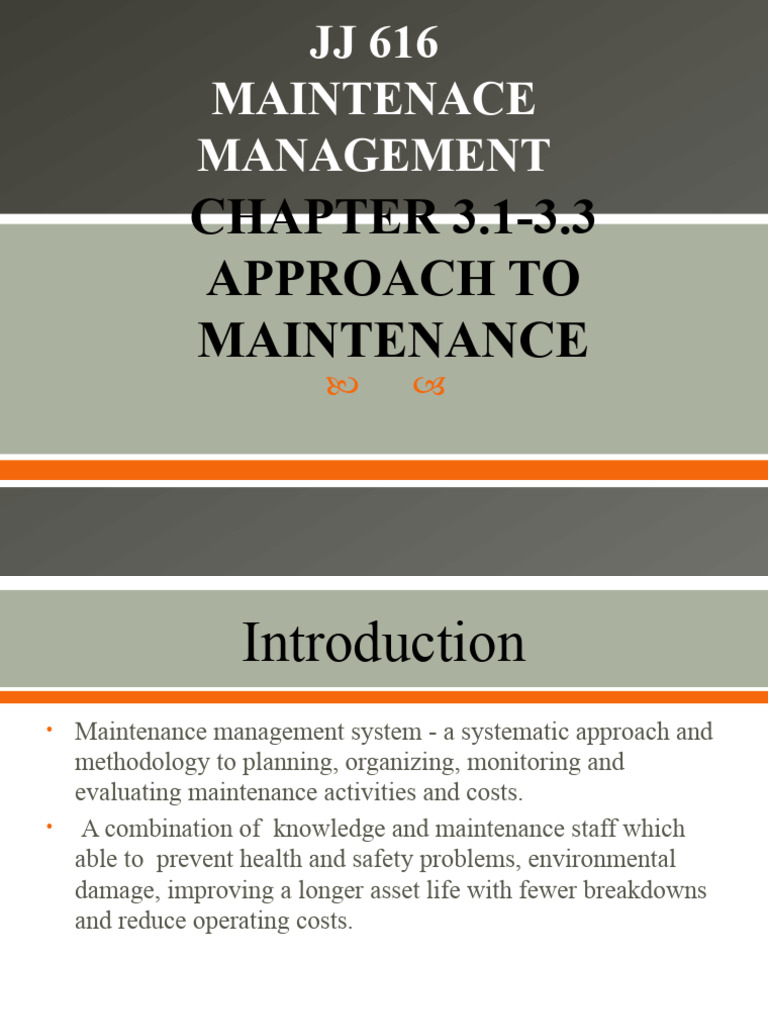 Chapter 3 Maintenance of Management | PDF
