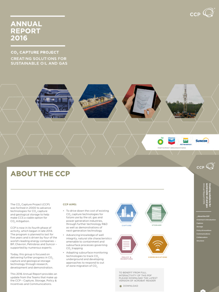 Sustainable Oil & Gas Solutions | PDF | Carbon Capture And Storage ...