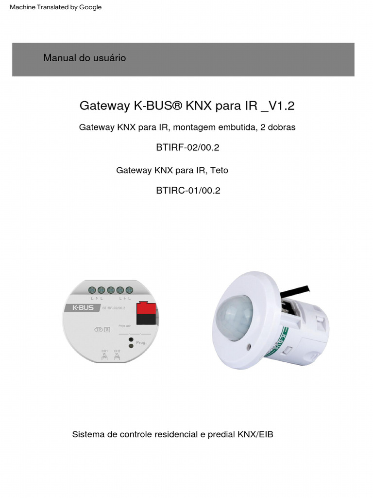 Gvs KNX Gateway For Ir Um v1.2 Manual Port | PDF | Ar condicionado ...