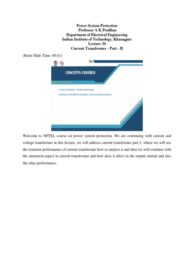 Current Transformer Part Ii Pdf Transformer Electrical
