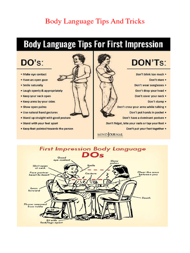 Body Language | PDF | Body Language
