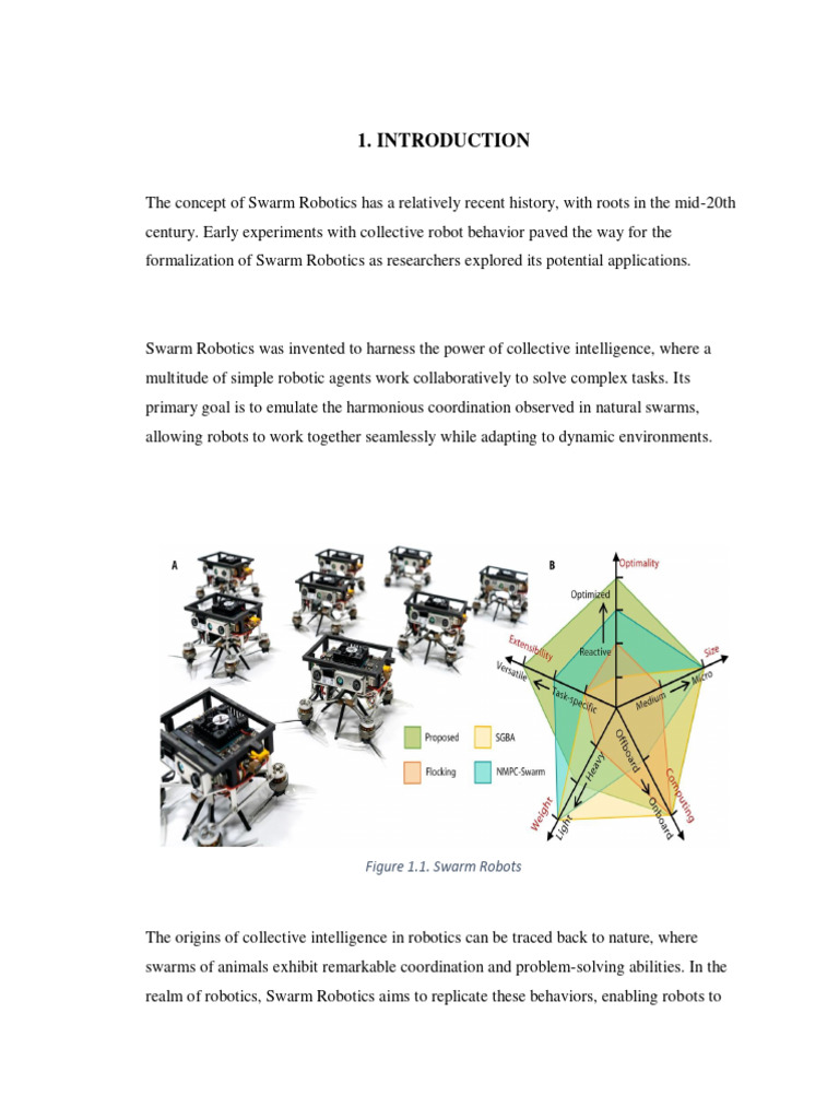 Seminar Report-Swarm Robotics Main Content | PDF | Robotics | Augmented Reality