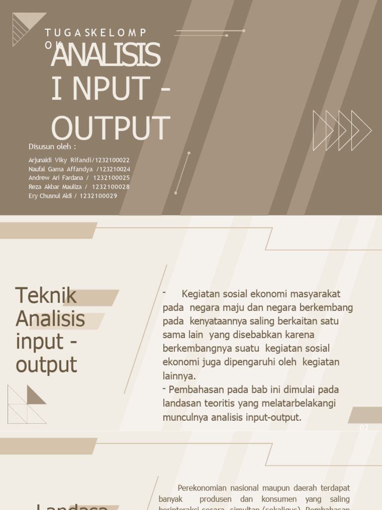 Bab 10 Analisis Input Output | PDF | Bisnis | Ilmu Sosial