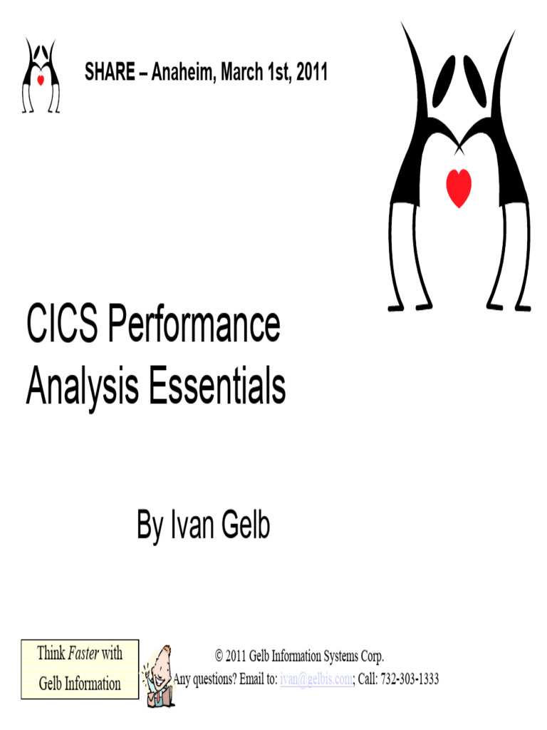 CICS Performance Analysis Essentials 110301 SHARE Anaheim W JPEG | PDF | Computer Architecture ...