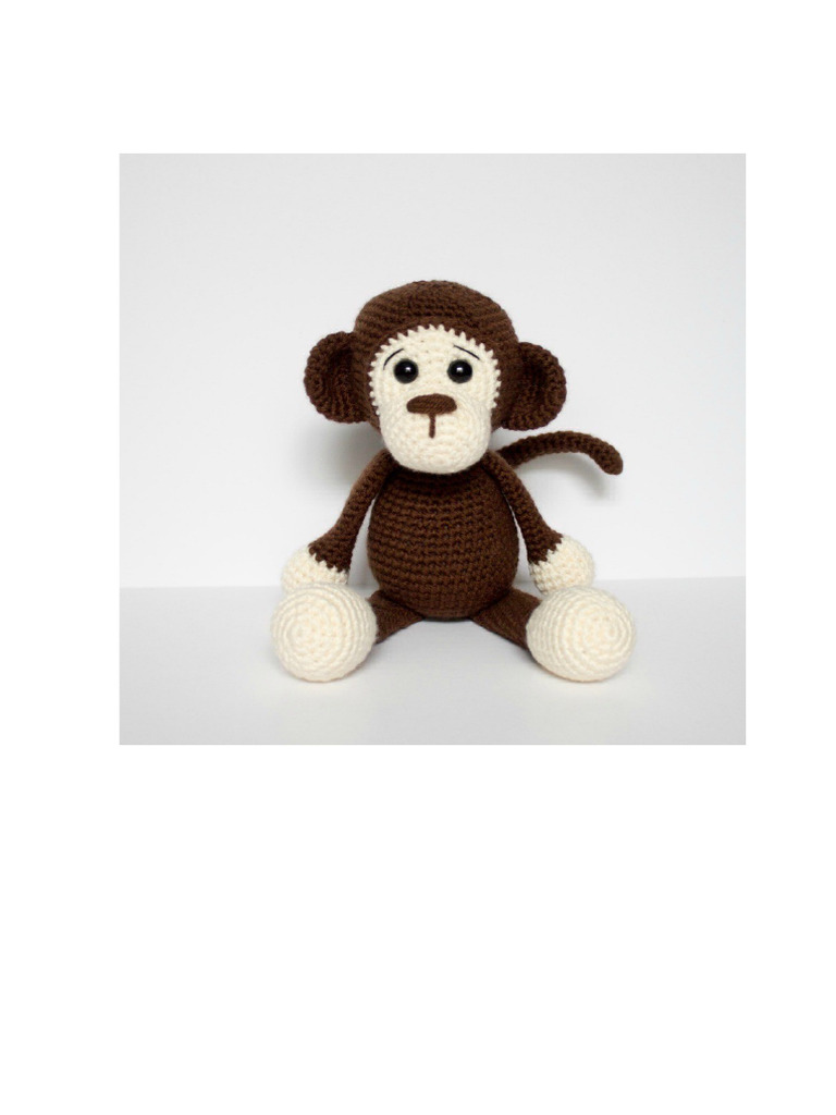 Macaco | PDF | Crochet | Crafts