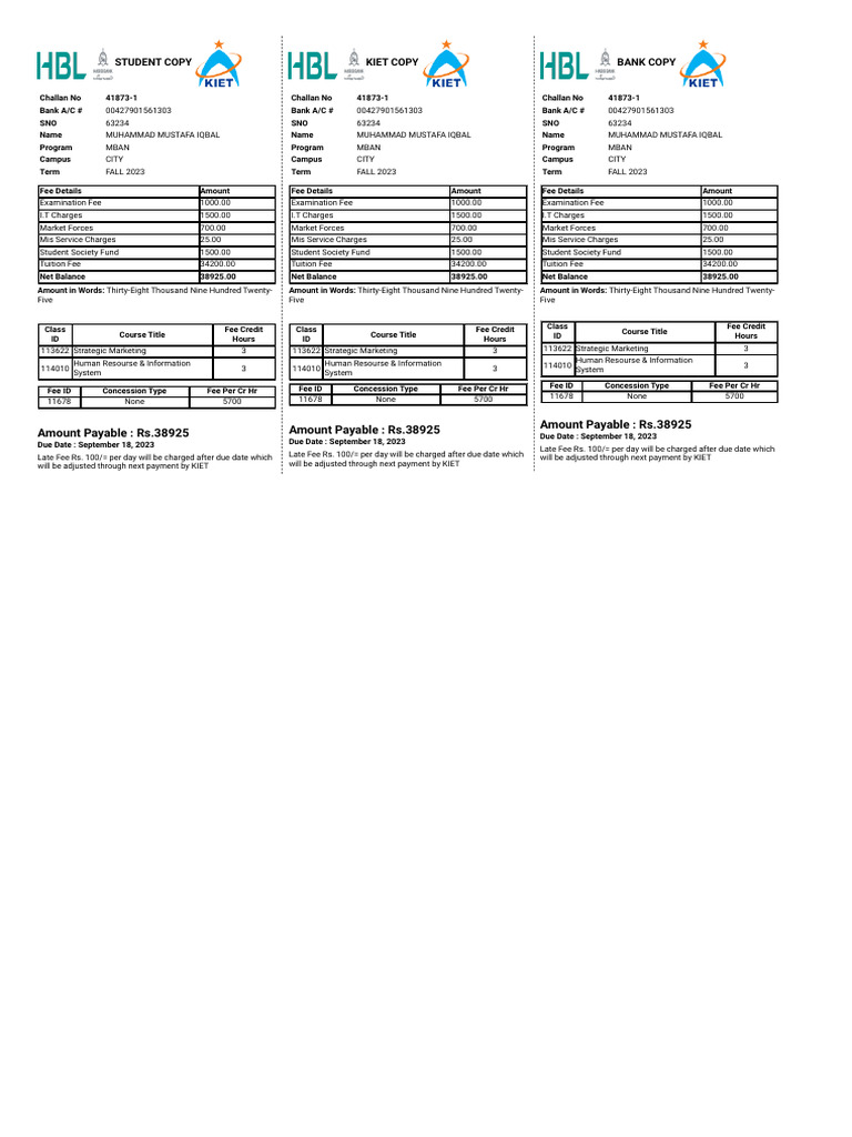 Fee Bill | PDF | Fee | Economies