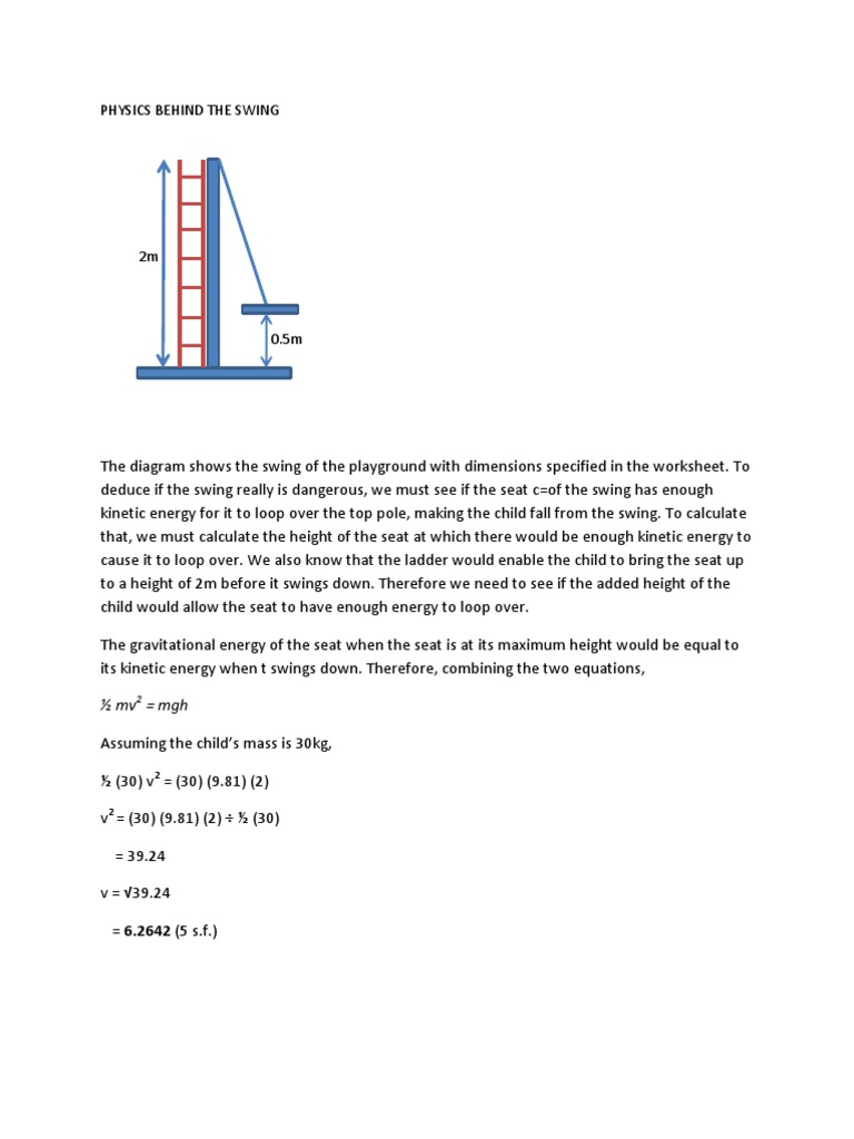 Physics Behind The Swing | PDF