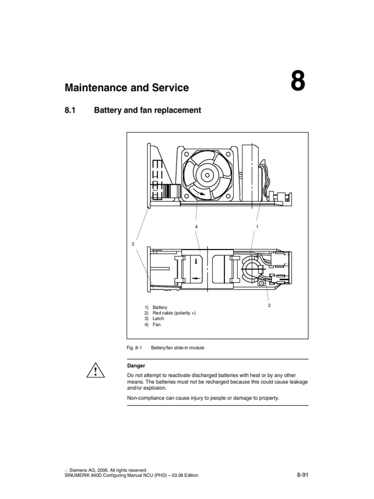 840D NCU Battery Replacement | PDF | Foreign Language Studies
