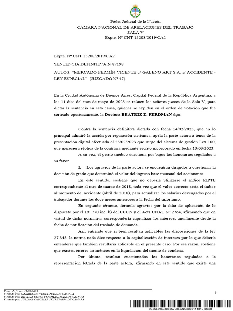 Fallo | PDF | Sentencia (ley) | Justicia