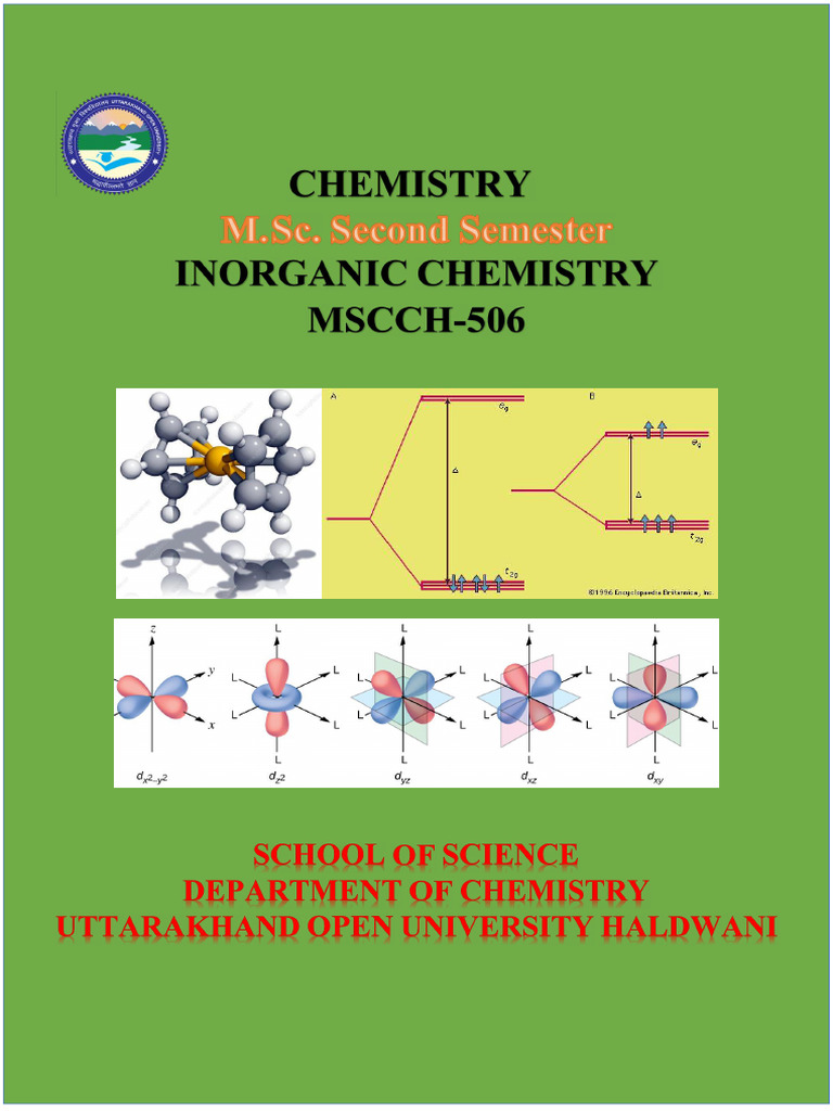 MSCCH-506 | PDF | Coordination Complex | Chemical Reactions