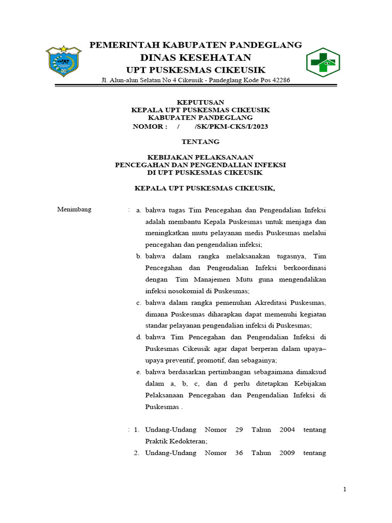 SK Ppi + Pedoman Ppi | PDF