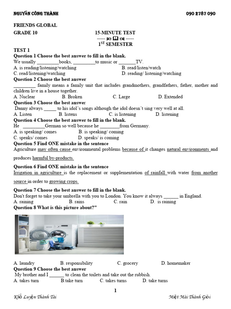 Friends Global 10 | PDF