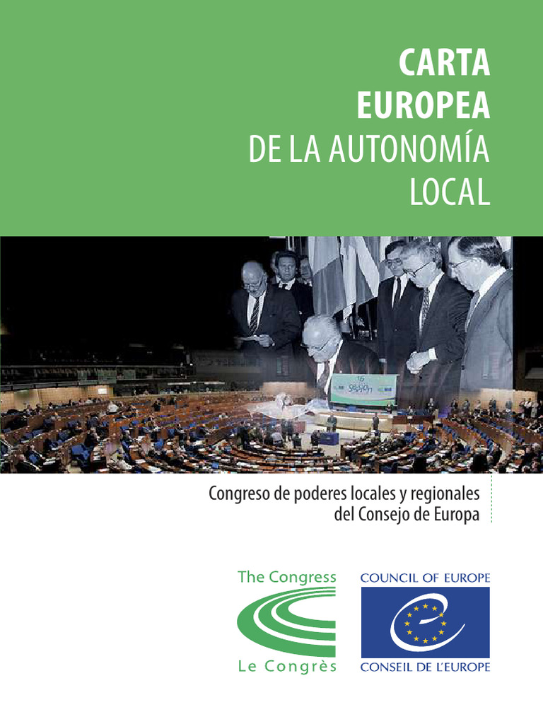 1985 CE Carta Europea de Autonomía Local | PDF | Democracia ...