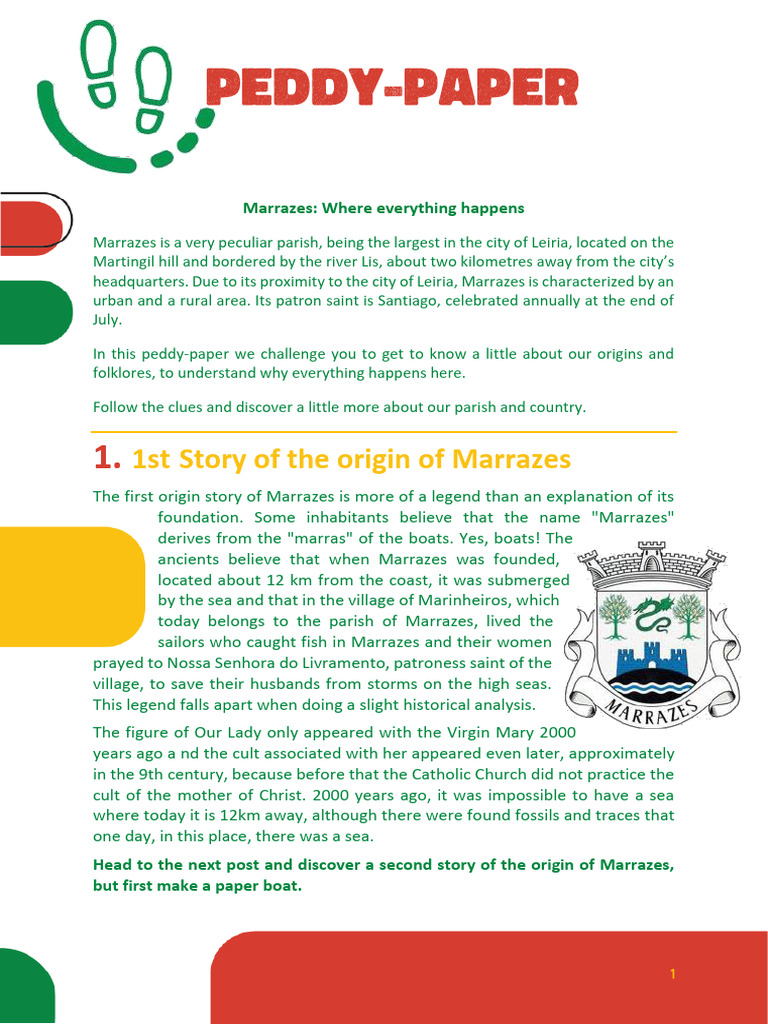 Peddy Paper Forest Marrazes | PDF | Social Science | Travel