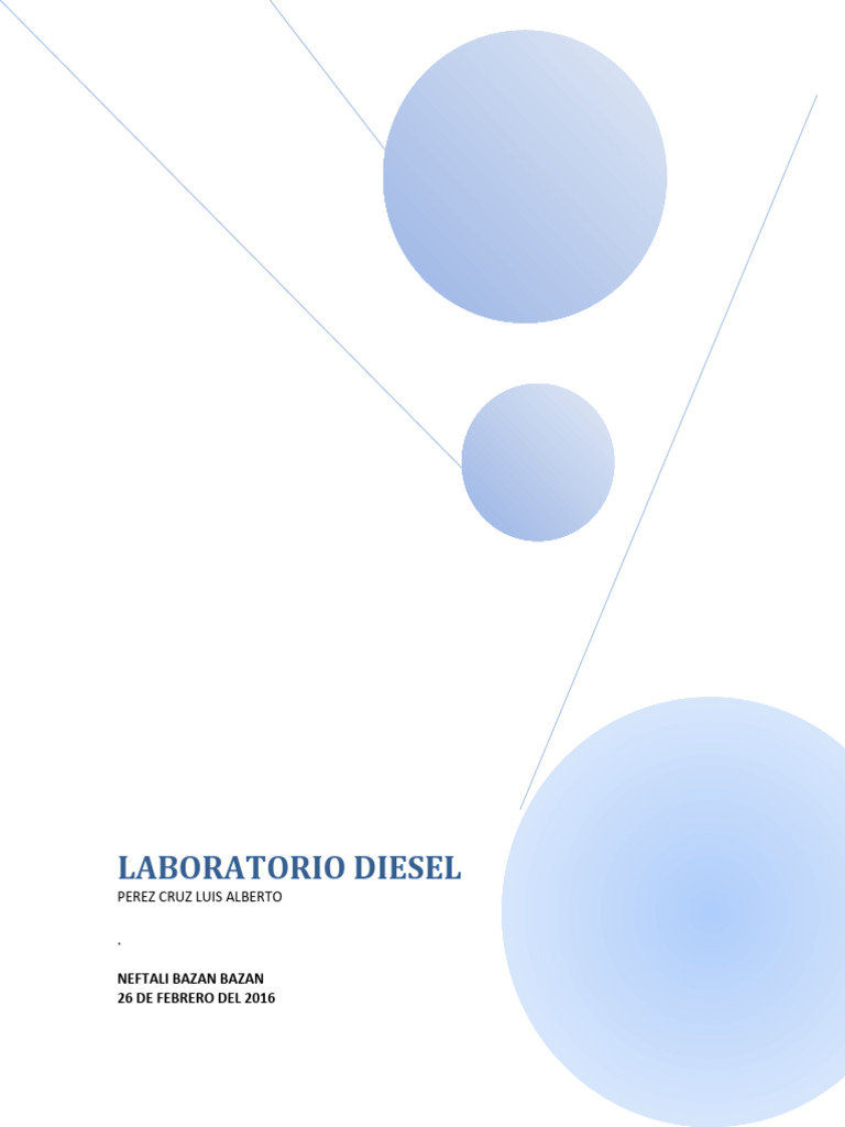 Laboratorio Diesel | PDF