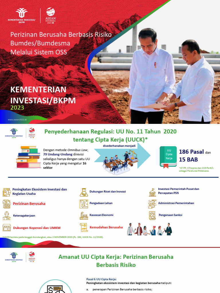 Perizinan Berusaha Berbasis Risiko | PDF