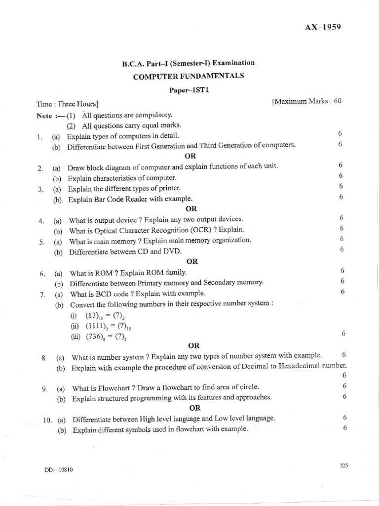 Computer Fundamentals Pdf Computer Data Storage Computer Data