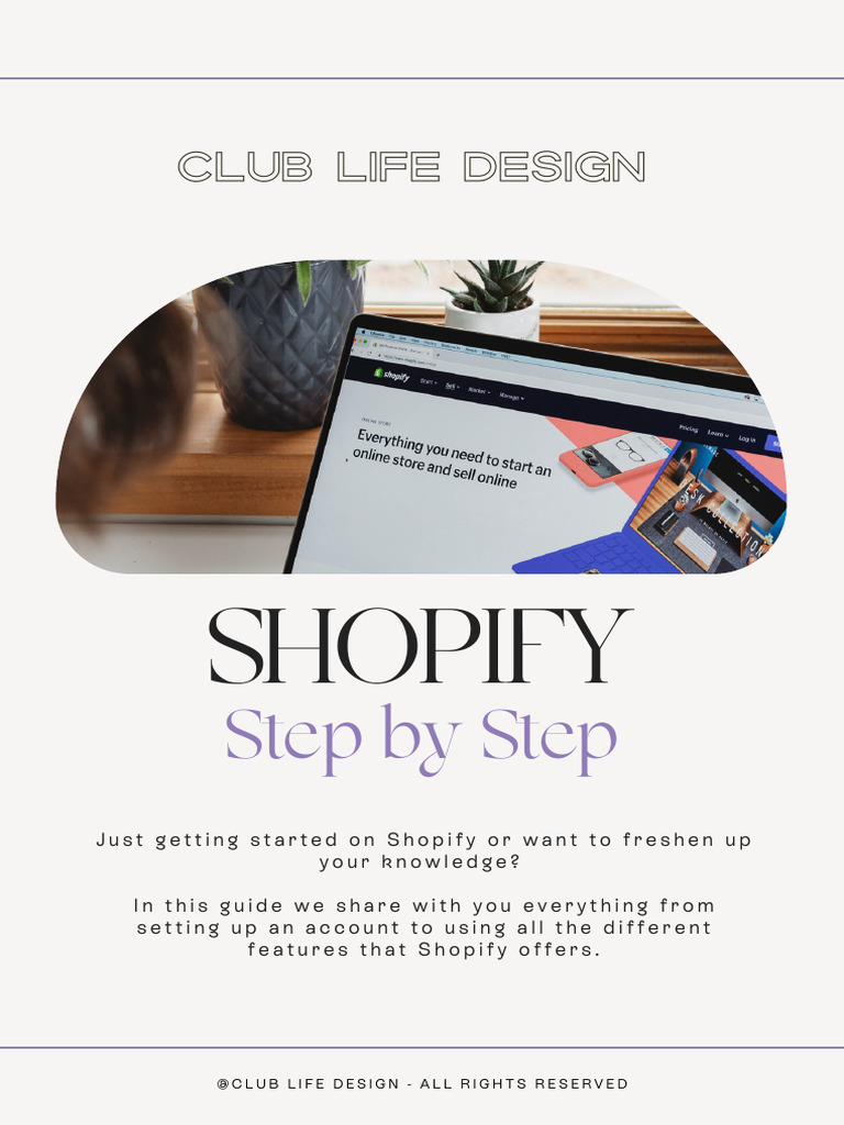 Eng - Shopify Guide - Step by Step Guide | PDF | Online Shopping ...