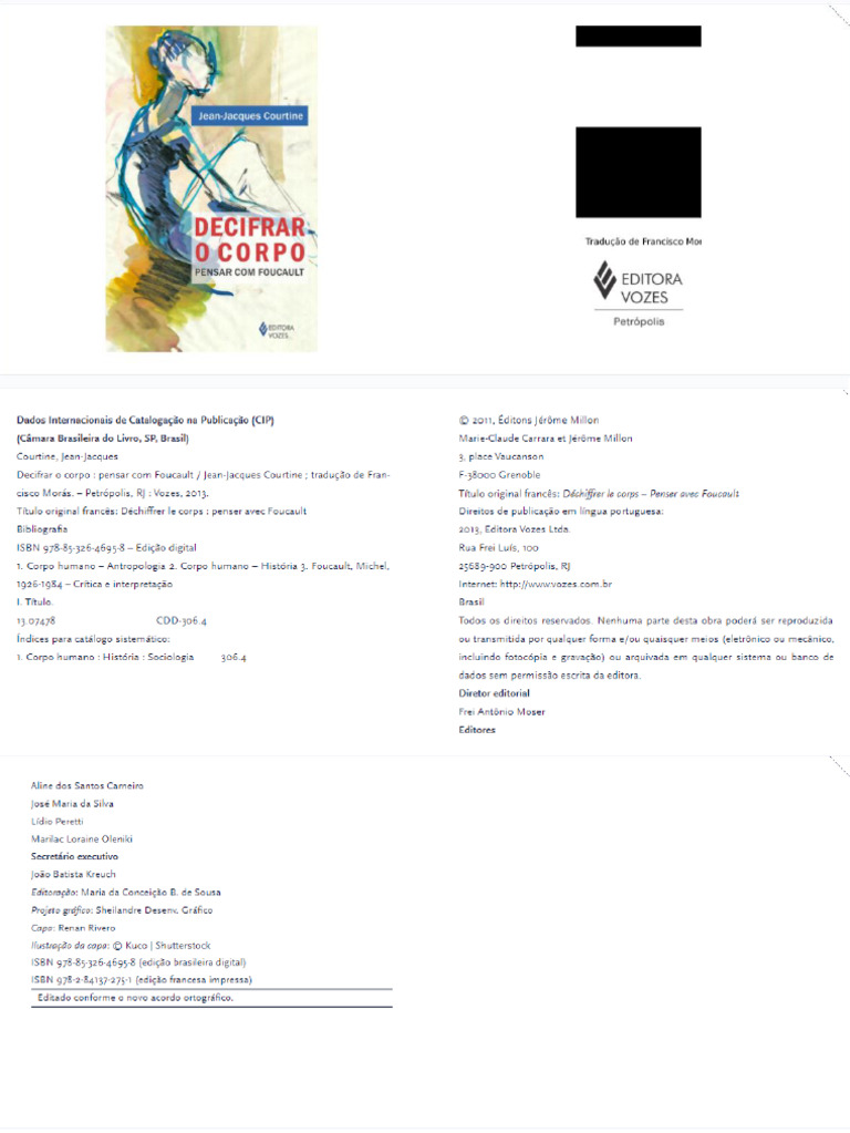 Livro. Decifrar o Corpo - Pensar Com Foucault | PDF