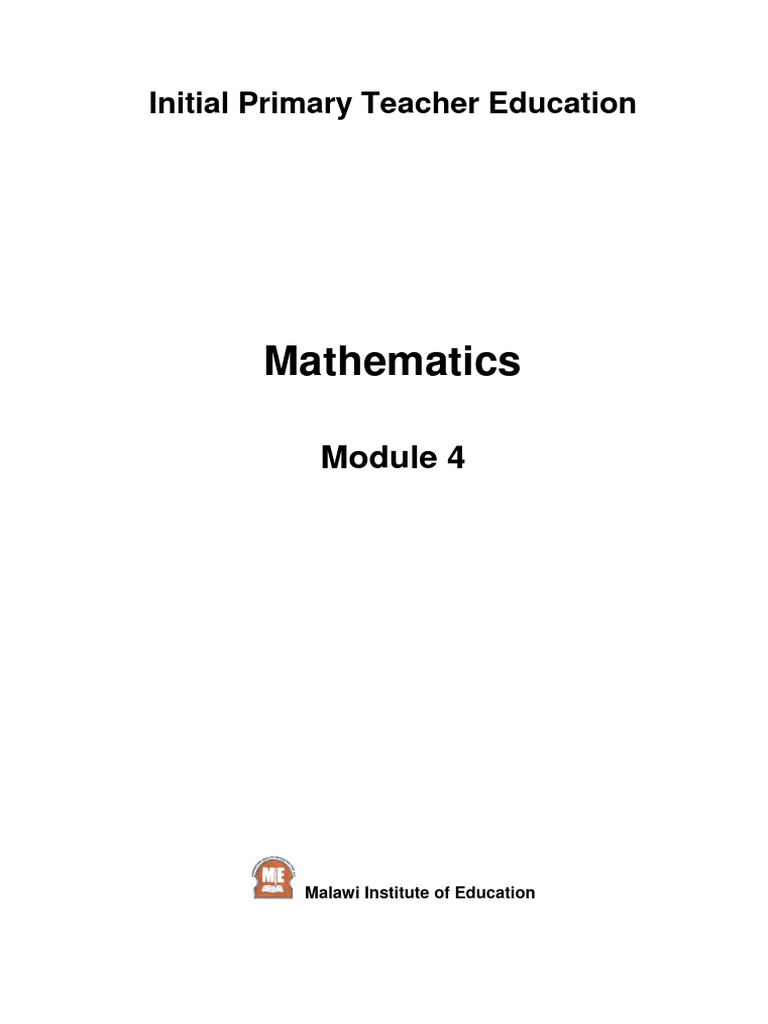x05 - Mathematics Module 4 | PDF | Educational Assessment | Learning