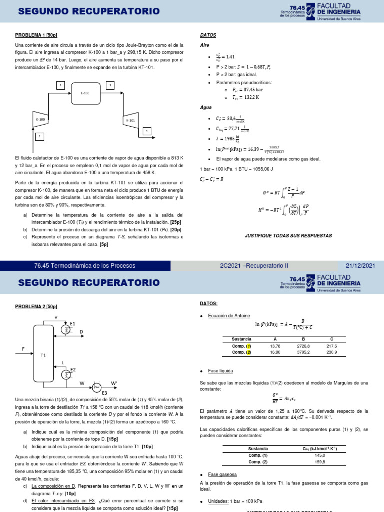 2c2021 Recii Bi | PDF | Gases | Turbomaquinaria