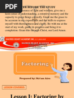 MATATAG Curriculum Grade 8 Mathematics | PDF | Factorization | Equations