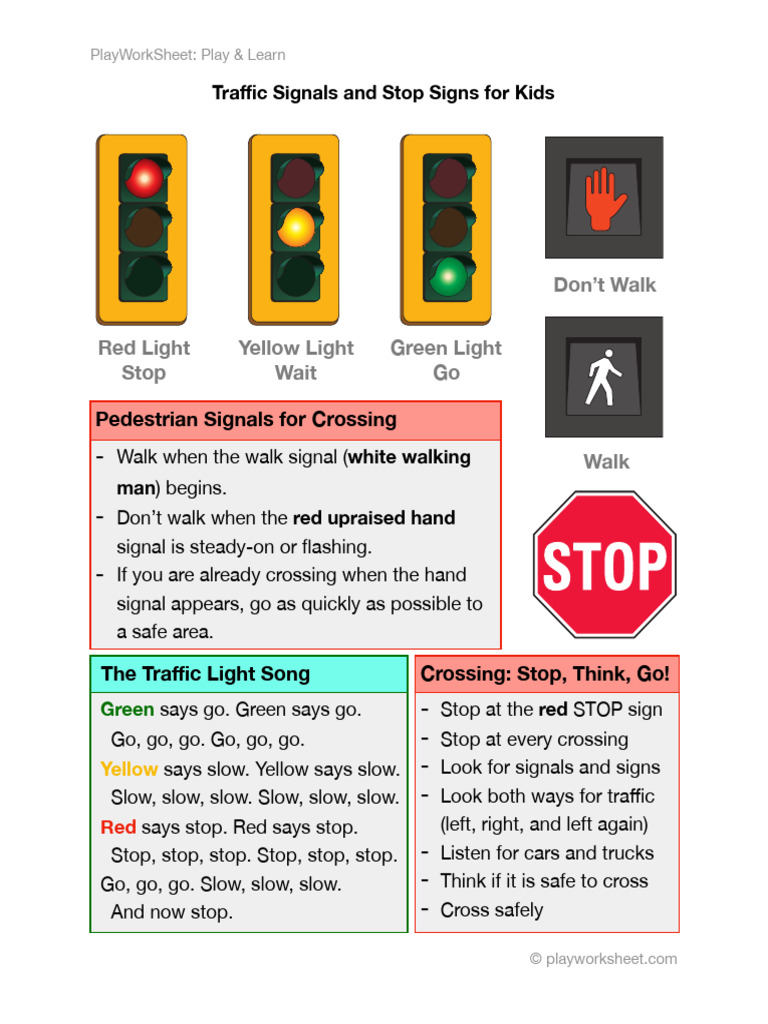Traffic Signals Signs | PDF | Traffic Light | Traffic